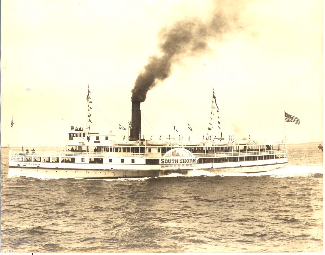 27294. (photo) Steamship South Shore, Nantasket beach Steamship Company ...
