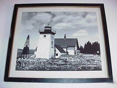 29112. (photo) Grindle Point Lighthouse, Islesboro, Maine c.1950 ...