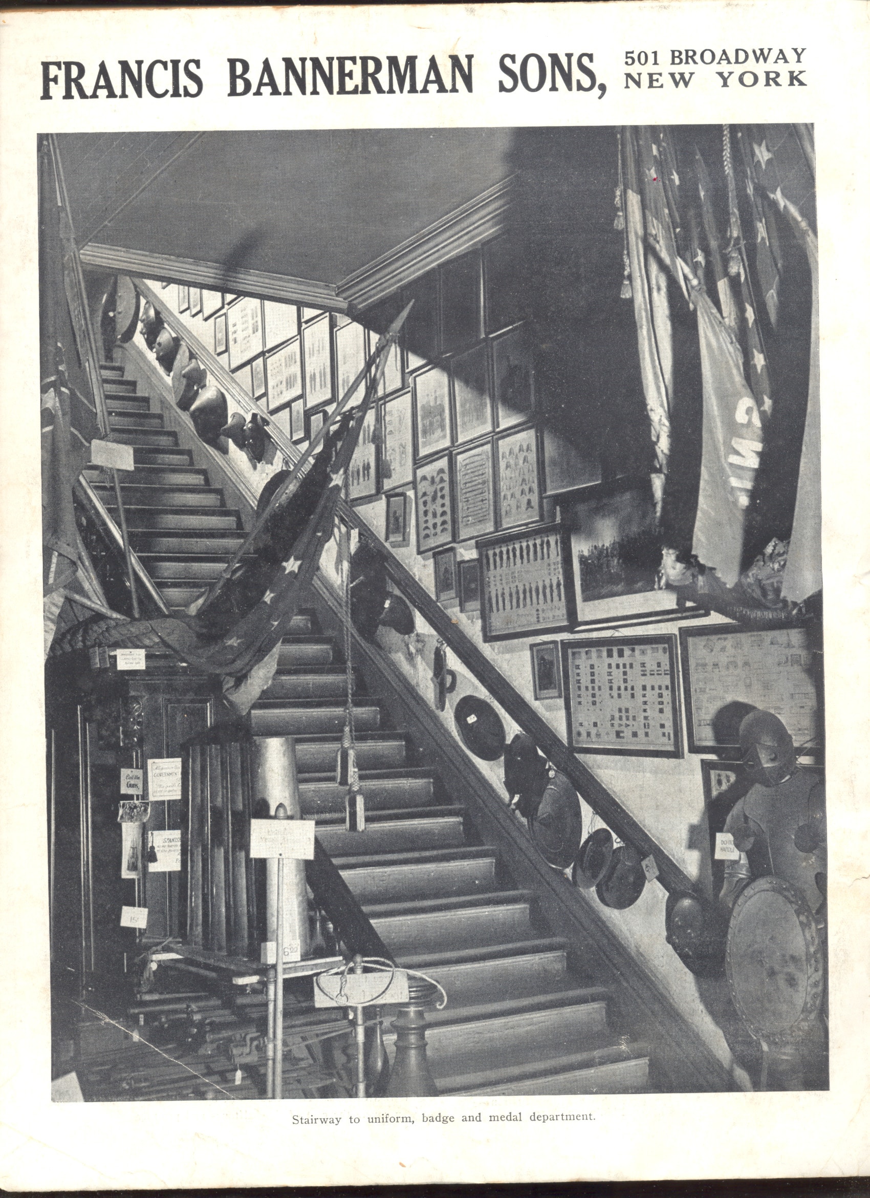 2614. MILITARY GOODS CATALOGUE 1938 – CANNON, UNIFORMS, GATLING GUNS ...