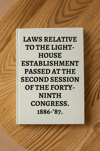 22185a. Light-House Board. LAWS RELATIVE TO THE LIGHT-HOUSE ...