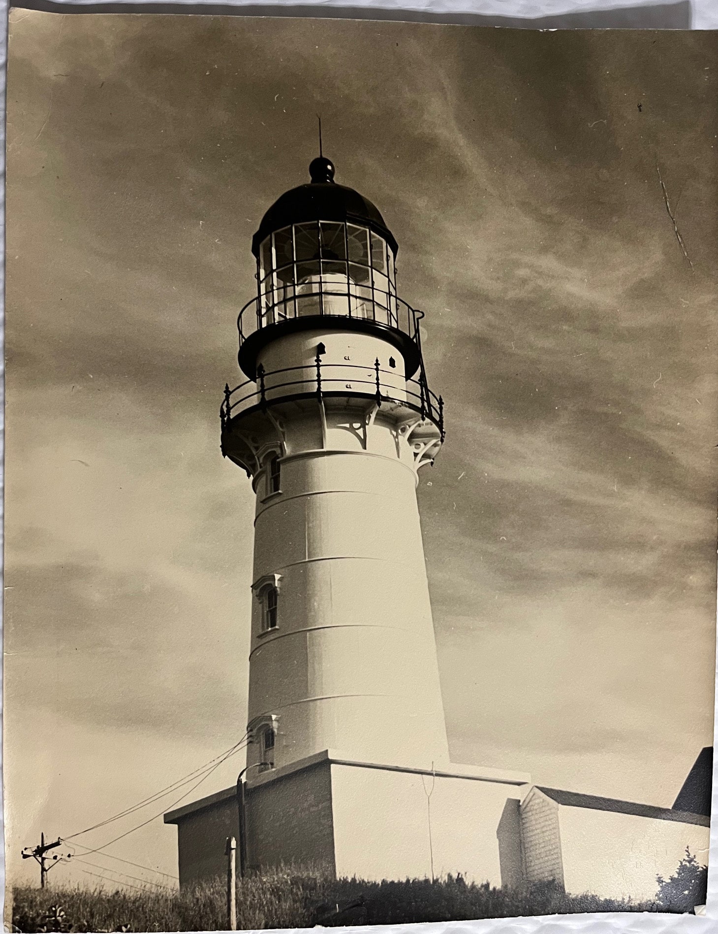 27105. (photograph) Cape Elizabeth East Lighthouse c.1950’s ...