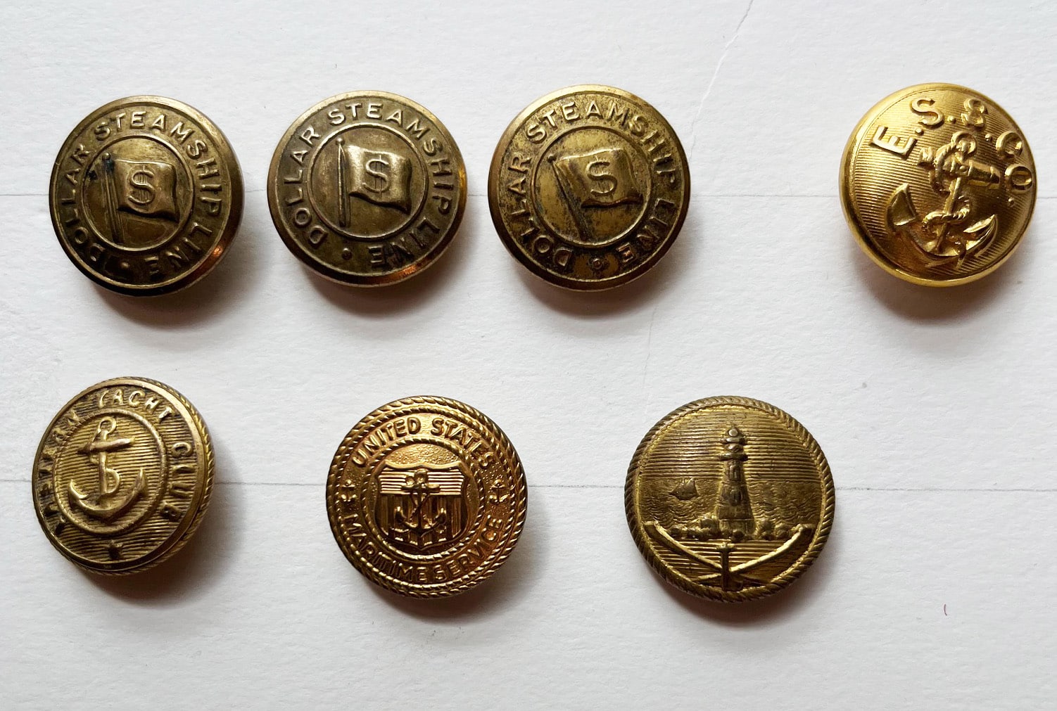 33112. Maritime Buttons – lighthouseantiques